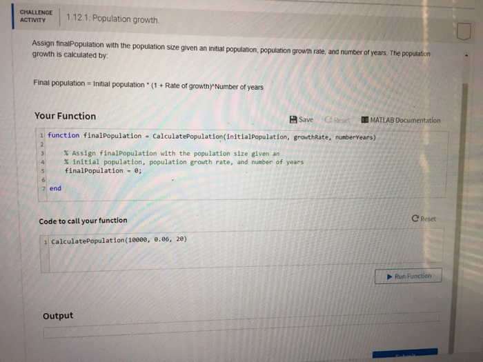 Solved ENCE112.1.Population growth. ACTIVITY Assign | Chegg.com