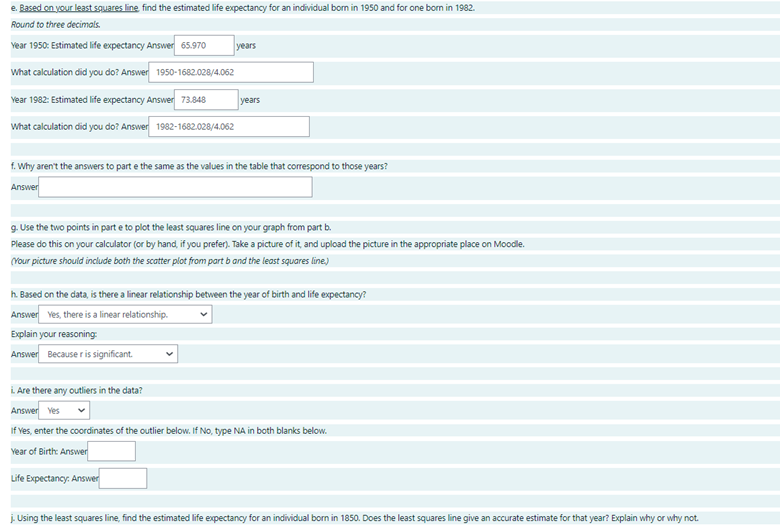 Solved The table below shows the life expectancy for an | Chegg.com