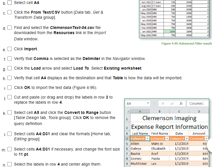 1. O Open the Clemenson-04.xIs x start file. Click | Chegg.com
