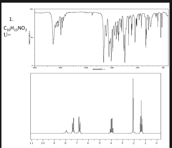 Solved Draw the structure of the compound C10H13NO2. Label | Chegg.com