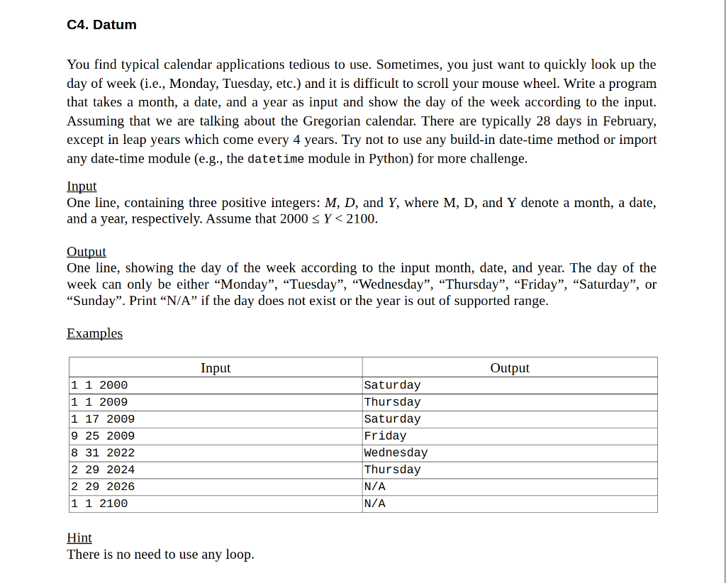 Solved You find typical calendar applications tedious to | Chegg.com