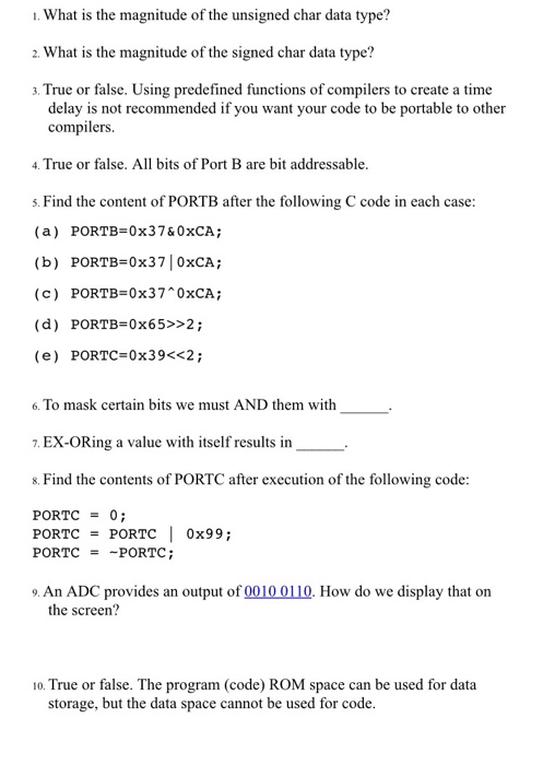 Solved The AVR Microcontroller and embedded systems, by M.A. | Chegg.com