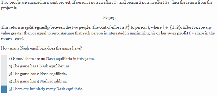 Solved Two people are engaged in a joint project. If person | Chegg.com