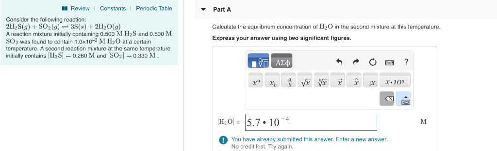 Solved Review Constants Periodic Table Part A Consider the | Chegg.com