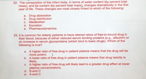 Solved Regarding the interaction of the ultimate toxicant | Chegg.com