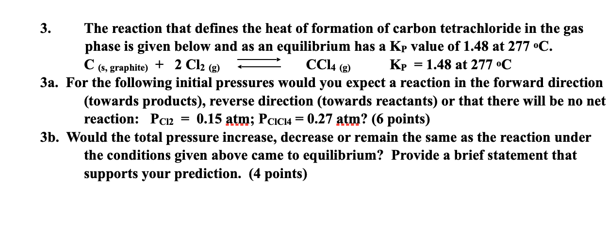 Solved 1a. The equilibrium for the formation of HOCl in the | Chegg.com