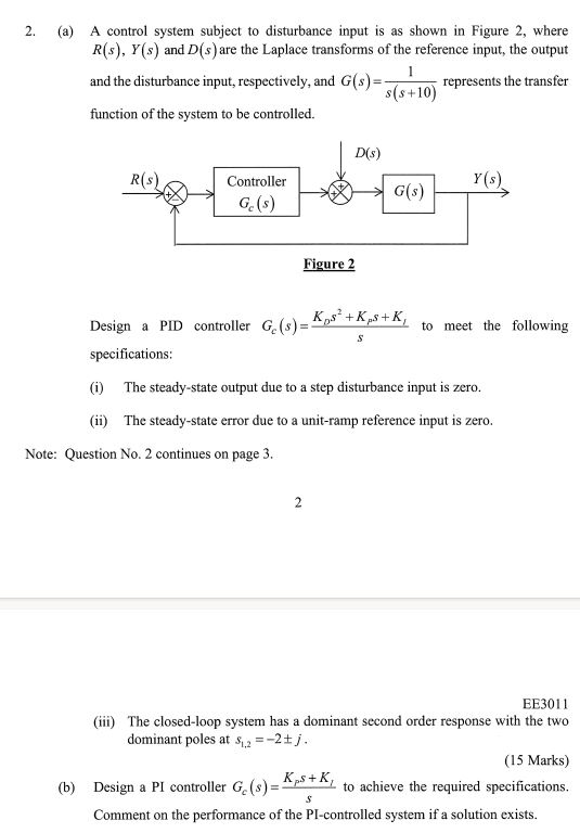 Solved Hi can you do step by step working pleaseEE3011(iii) | Chegg.com