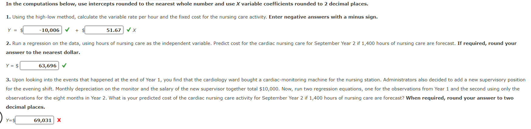 Solved High-Low Method, Scatterplot, RegressionWeber Valley | Chegg.com