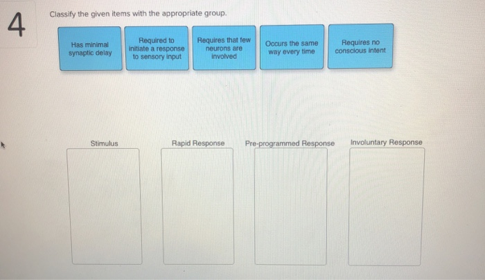 Solved Classify the given items with the appropriate group. | Chegg.com