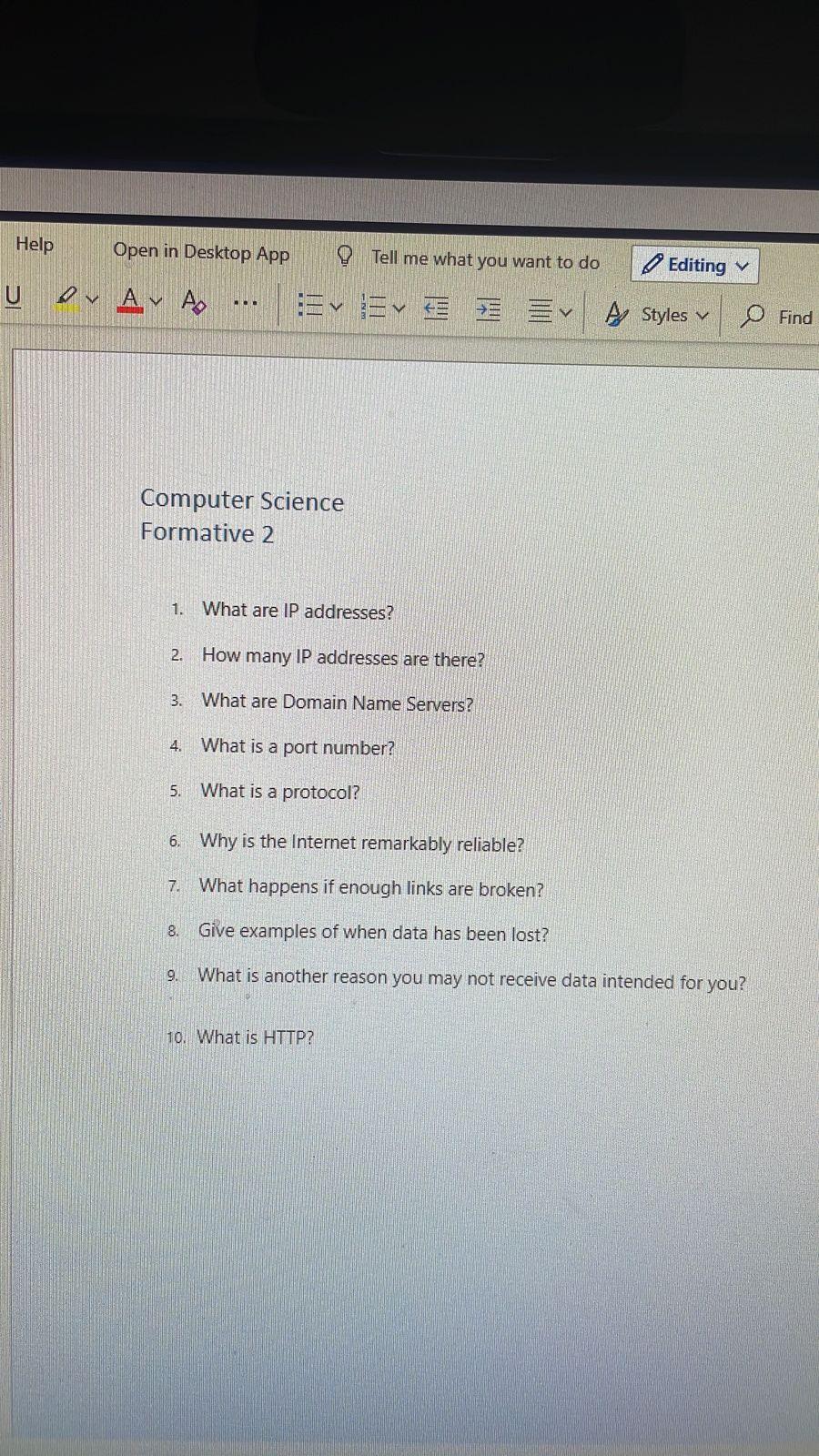 Solved Help Open in Desktop App Tell me what you want to do | Chegg.com