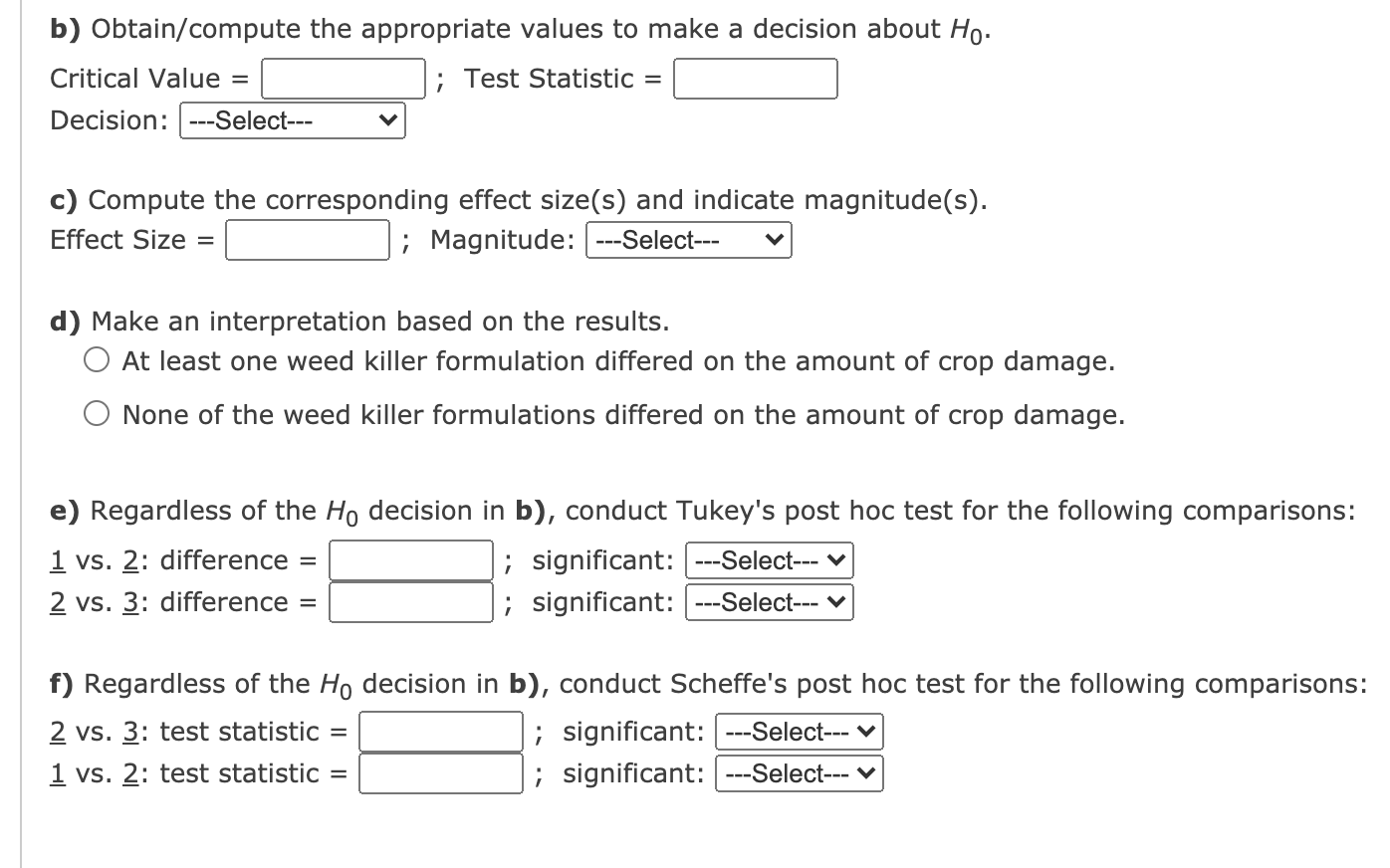 Solved Application Exercise: A sample of soy bean plots were | Chegg.com