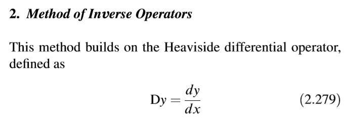 Solved @ *x+y= x sin(x) = 2. Method of Inverse Operators | Chegg.com