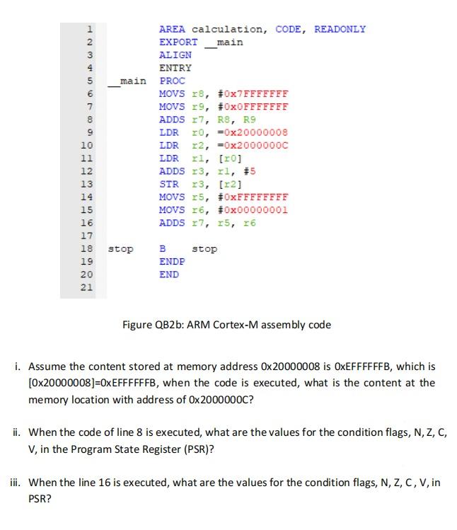 Solved NO COO on. WN AREA calculation, CODE, READONLY EXPORT | Chegg.com