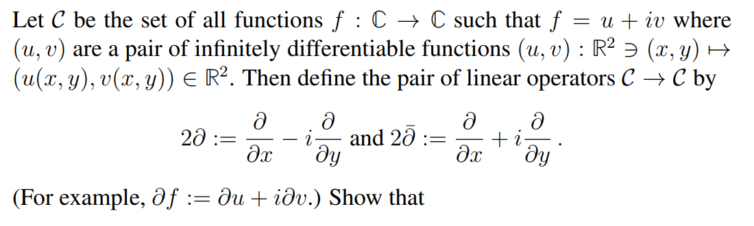 Solved Let C be the set of all functions f:C→C such that | Chegg.com
