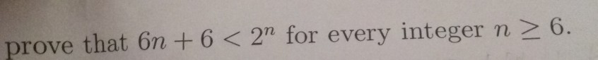 Solved prove that 6n + 6