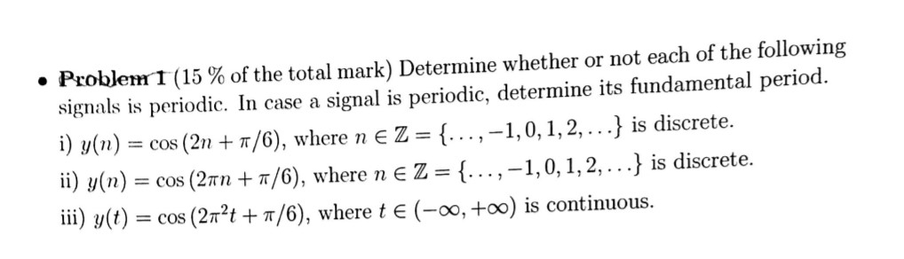 Solved • Problem 1 (15 % of the total mark) Determine | Chegg.com
