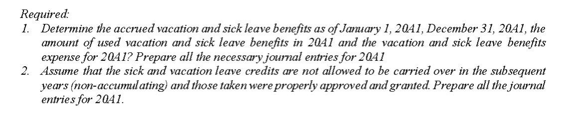 Solved PROBLEM 2: Short-term compensated absences Lancelot | Chegg.com