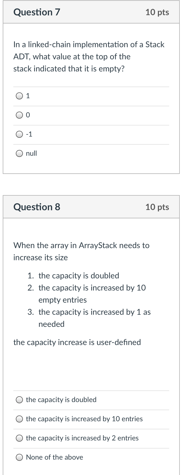 Solved Question 4 10 pts Using the evaluate Postfix | Chegg.com