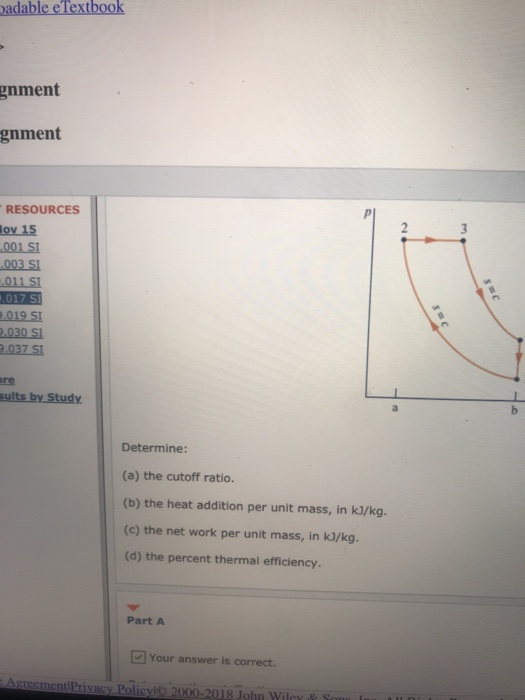 Solved PRINTER VERSION BACK NEXT Problem 9.017 S Consider an | Chegg.com