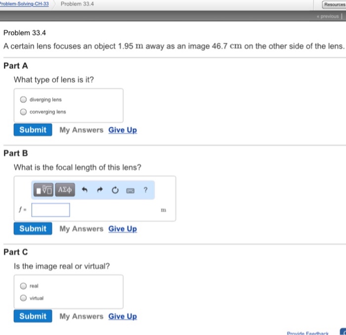 Solved A certain lens focuses an object 1.95 m away as an | Chegg.com