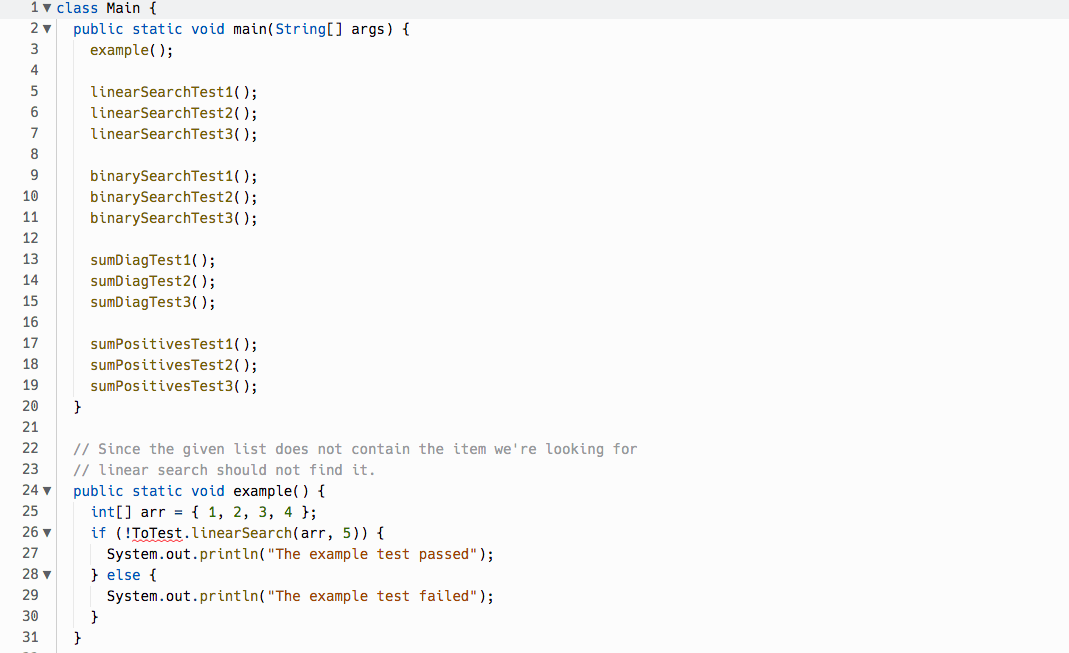 Solved Write 3 unit tests for each of the methods below. | Chegg.com