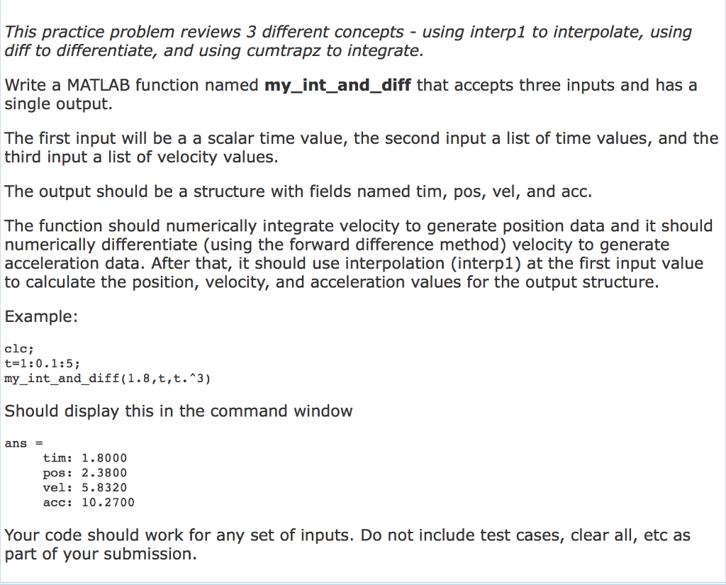 This practice problem reviews 3 different concepts - | Chegg.com