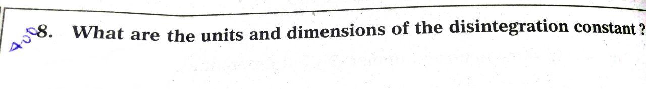 Solved 08. What are the units and dimensions of the | Chegg.com