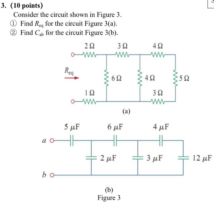 Solved 3. (10 points) Consider the circuit shown in Figure | Chegg.com