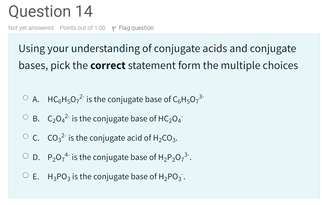 Solved Using your understanding of ﻿conjugate acids and | Chegg.com