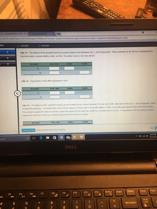 Solved Print Item Continuing Problem Chapter 3-Instruction | Chegg.com