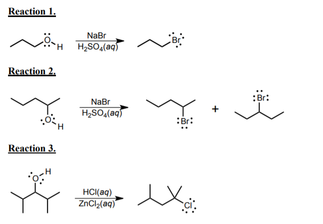 Solved 4. Neatly write mechanisms for all three reactions. | Chegg.com