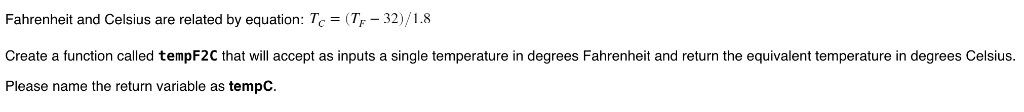 Solved Fahrenheit and Celsius are related by equation: Tc | Chegg.com