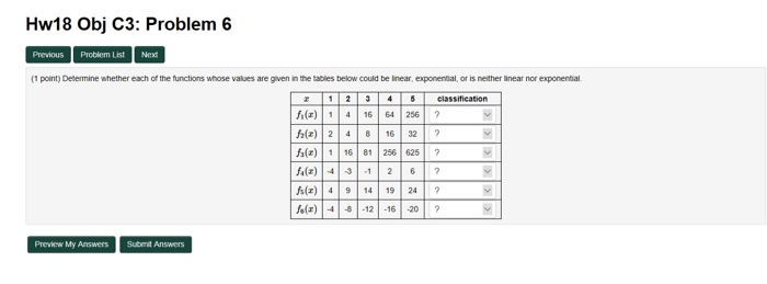 Solved Hw18 Obj C3: Problem 6 Previous Problem List Next (1 | Chegg.com