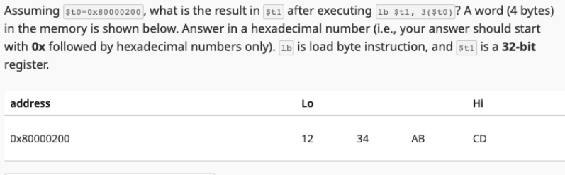 Solved Assuming what is the result in $ t.1 after executing | Chegg.com