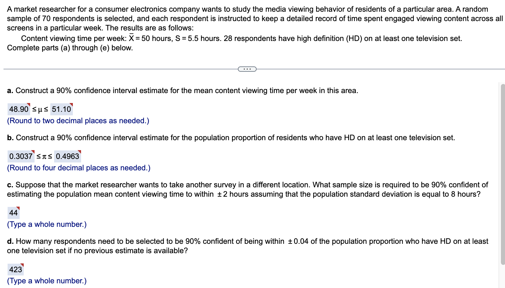 Solved For the following questions, create excel formulas | Chegg.com