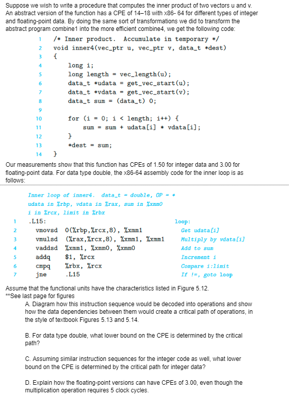 Solved Suppose we wish to write a procedure that computes | Chegg.com