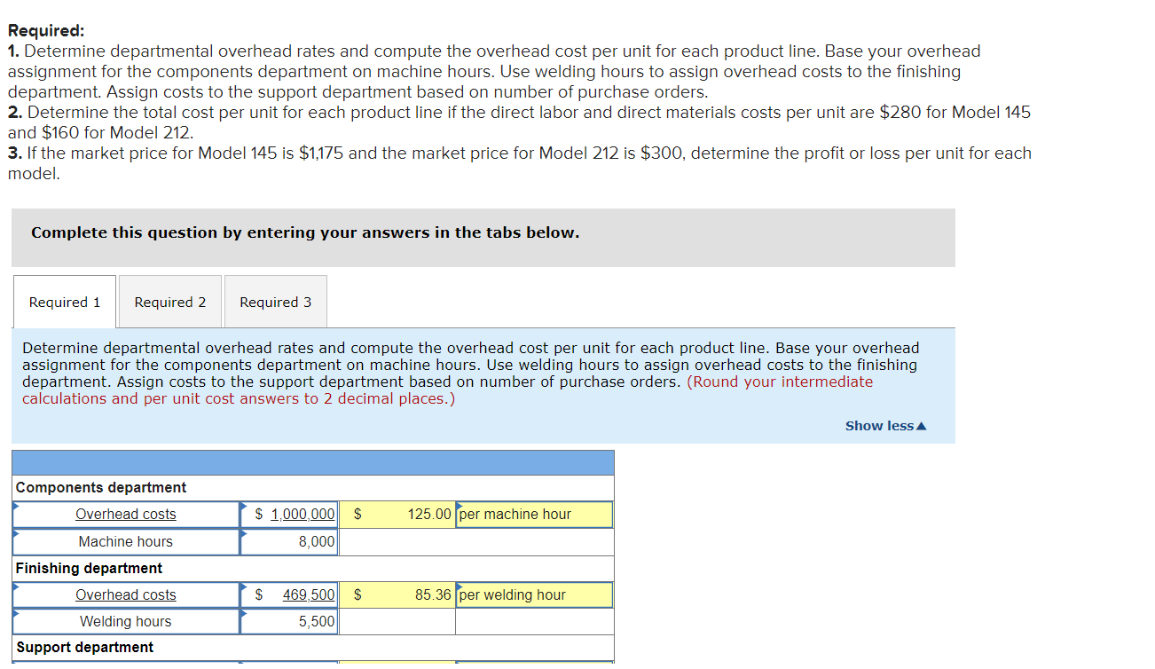 Solved Way Cool produces two different models of air | Chegg.com