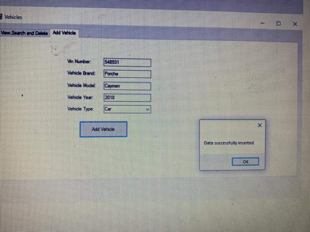 INSERT & DELETE & SEARCH Create a suitable database | Chegg.com