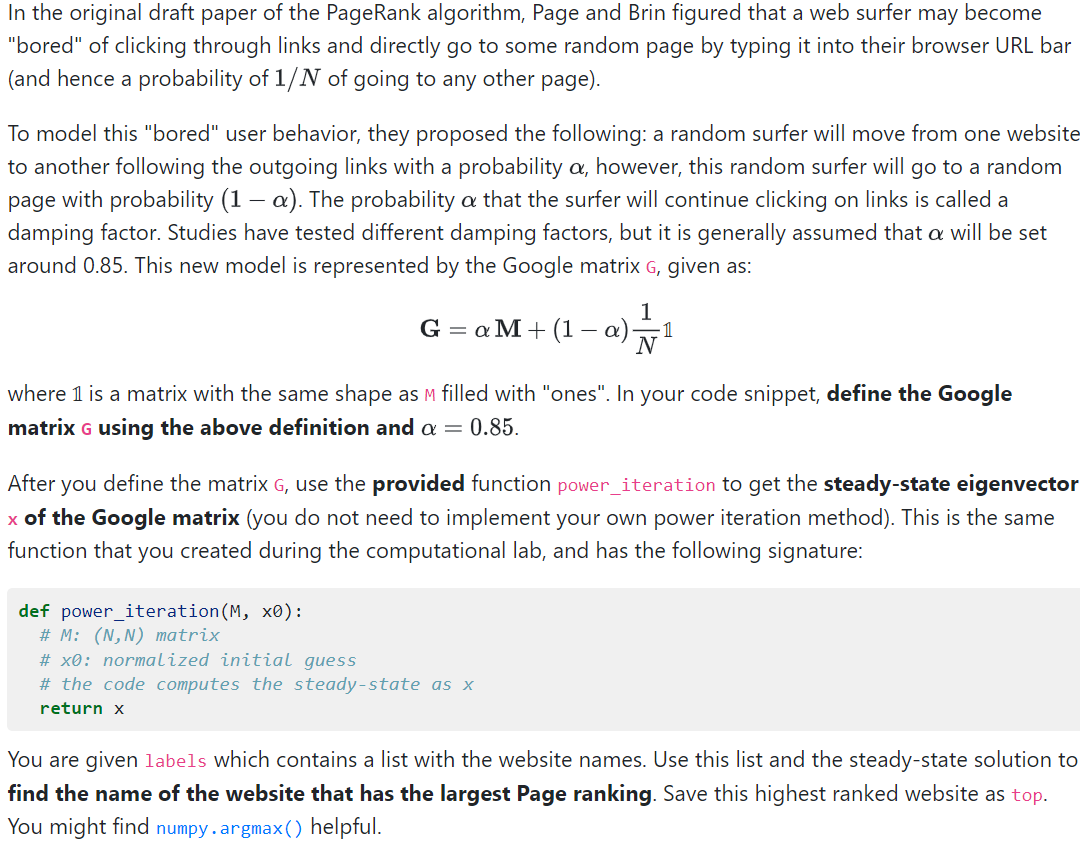 Solved Google's dominance as a search engine came from their | Chegg.com