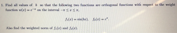 Solved Find all values of b so that the following two | Chegg.com