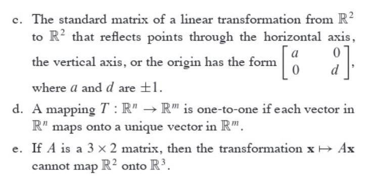 Solved In Exercises 23 and 24, mark each statement True or | Chegg.com