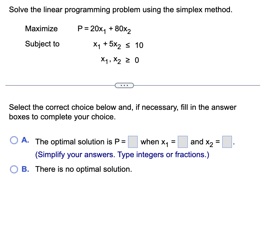 Solved (A) Using slack variables, Maximize P=24x1+12x2 | Chegg.com