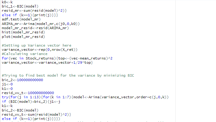 When fitting an ARIMA model using R, how do I get | Chegg.com