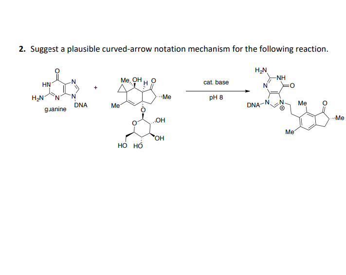 Solved 2. Suggest a plausible curved-arrow notation | Chegg.com