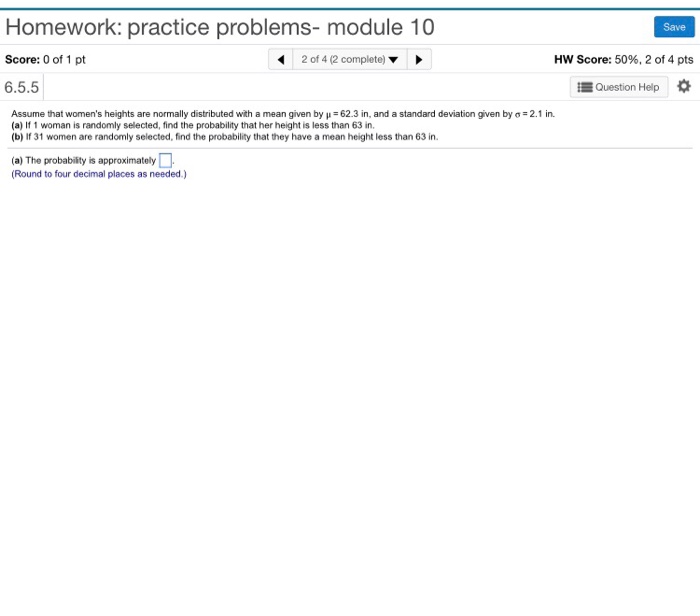 Solved Homework Practice Problems Module 10 Score 0 Of 1