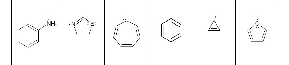 Solved Explain why the following compounds are aromatic or | Chegg.com