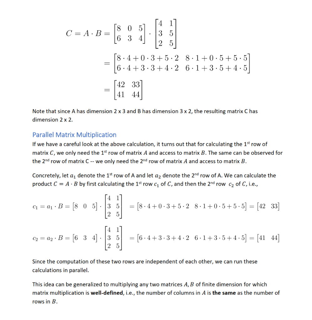 Solved Aims and objectives Generating random matrices using | Chegg.com