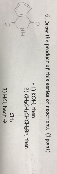 Solved Draw the product of this series of reactions. KOH, | Chegg.com