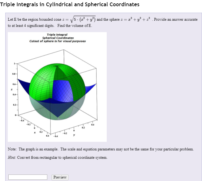 Solved Triple Integrals in Cylindrical and Spherical | Chegg.com