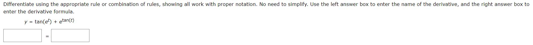 Solved Differentiate using the appropriate rule or | Chegg.com
